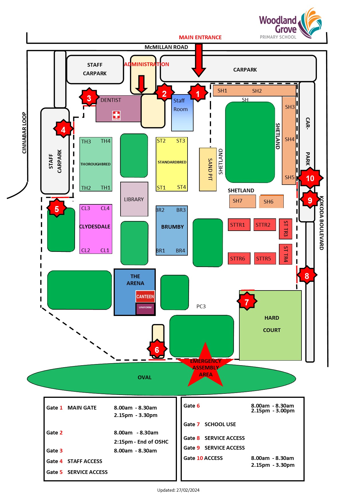 Locating Your Classroom – Woodland Grove Primary School